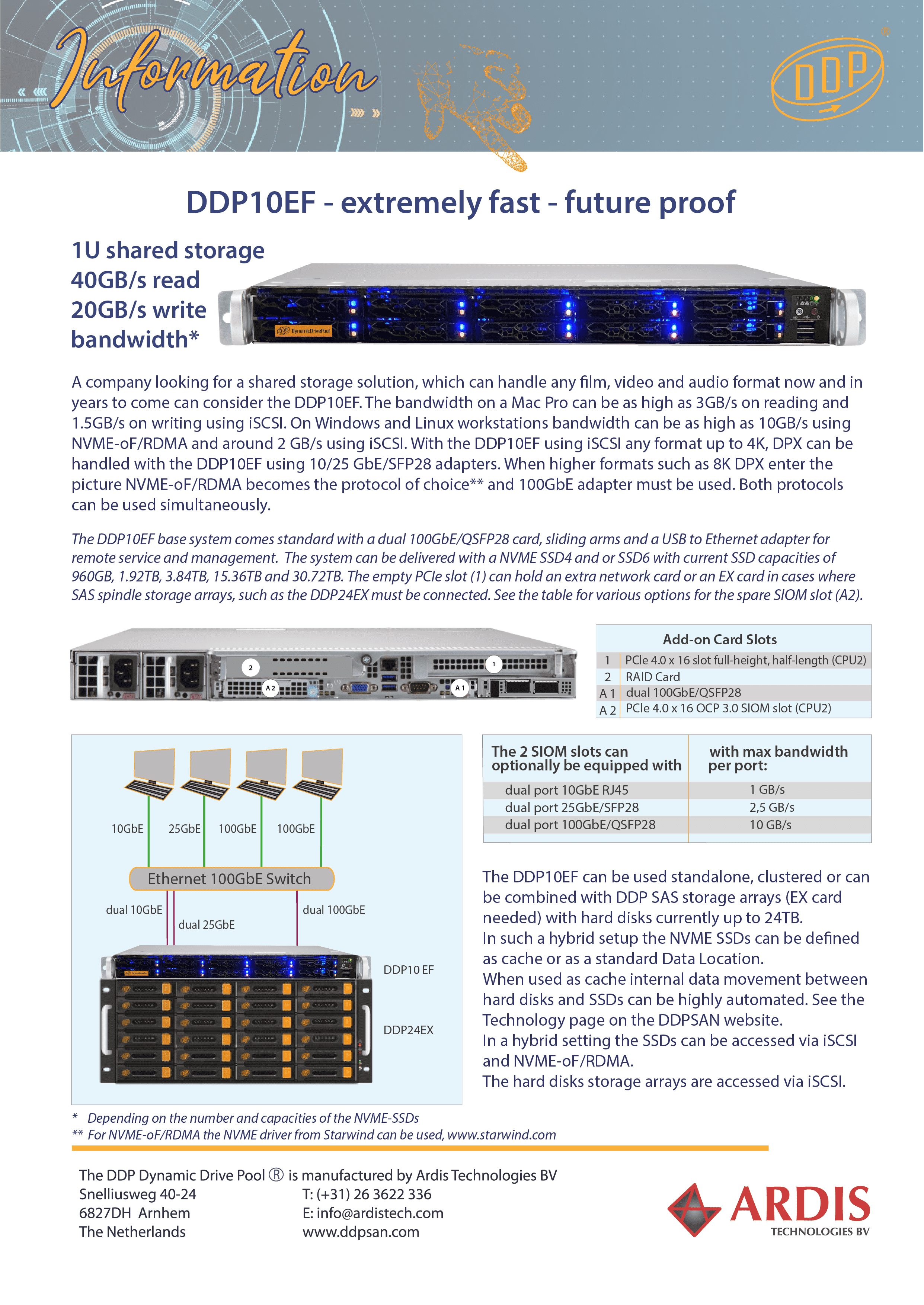 DDP – Extremely fast shared storage - CineSys.io