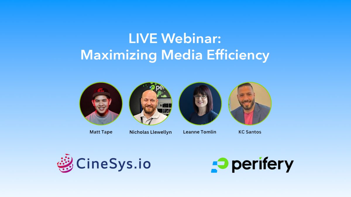 Webinar: Maximizing Media Efficiency - CineSys.io